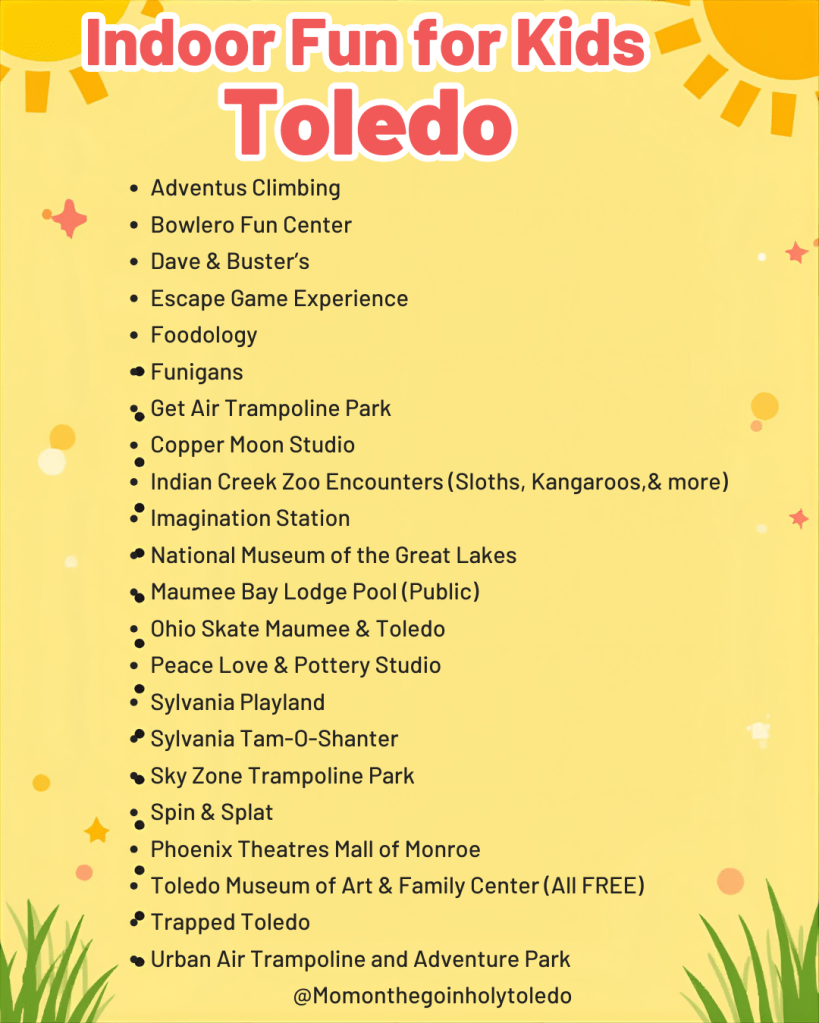 Top Indoor Activities in Toledo for Winter Fun with Kids